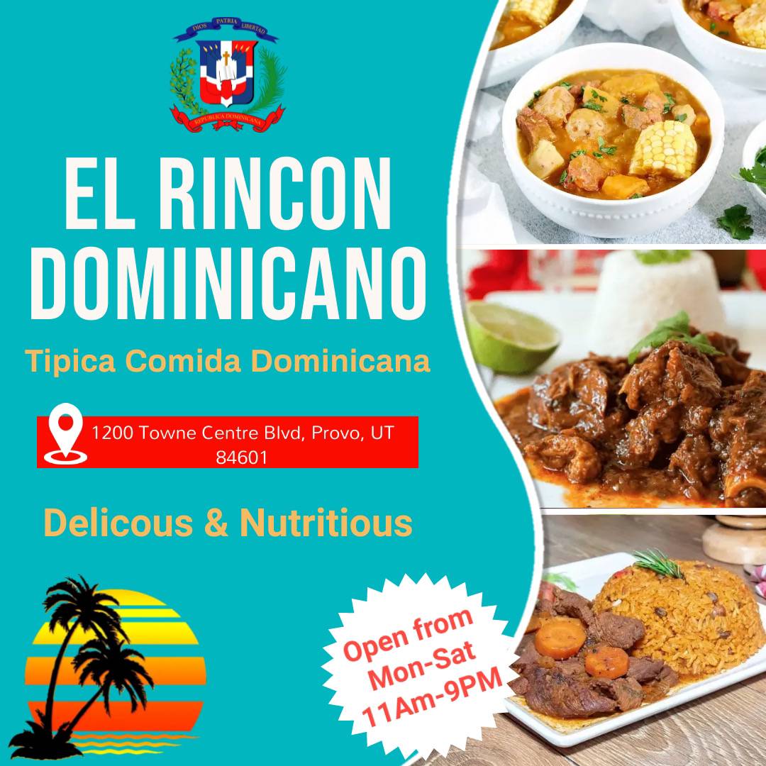 Carta del restaurante El Rincon Dominicano, Provo