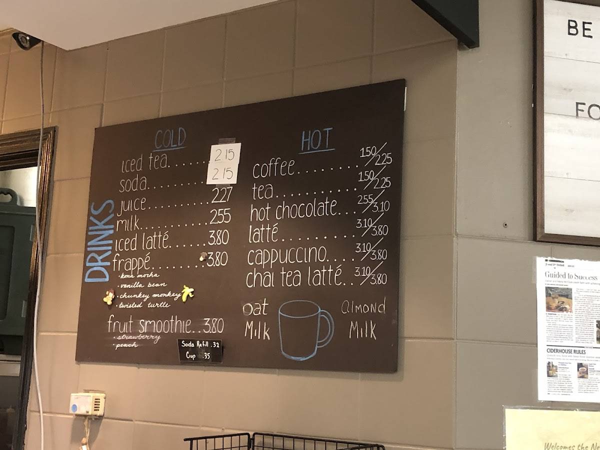 Menu at FLY BY FAITH CAFE, Evansville