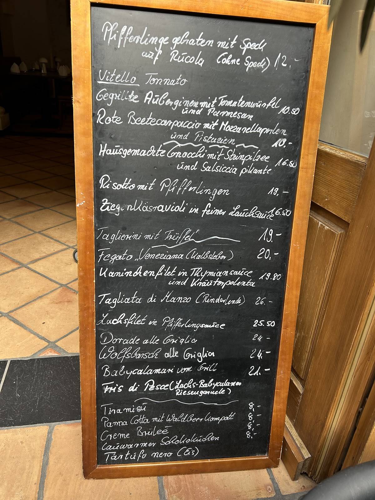 Speisekarte von Restaurant Ferrari, Friedberg