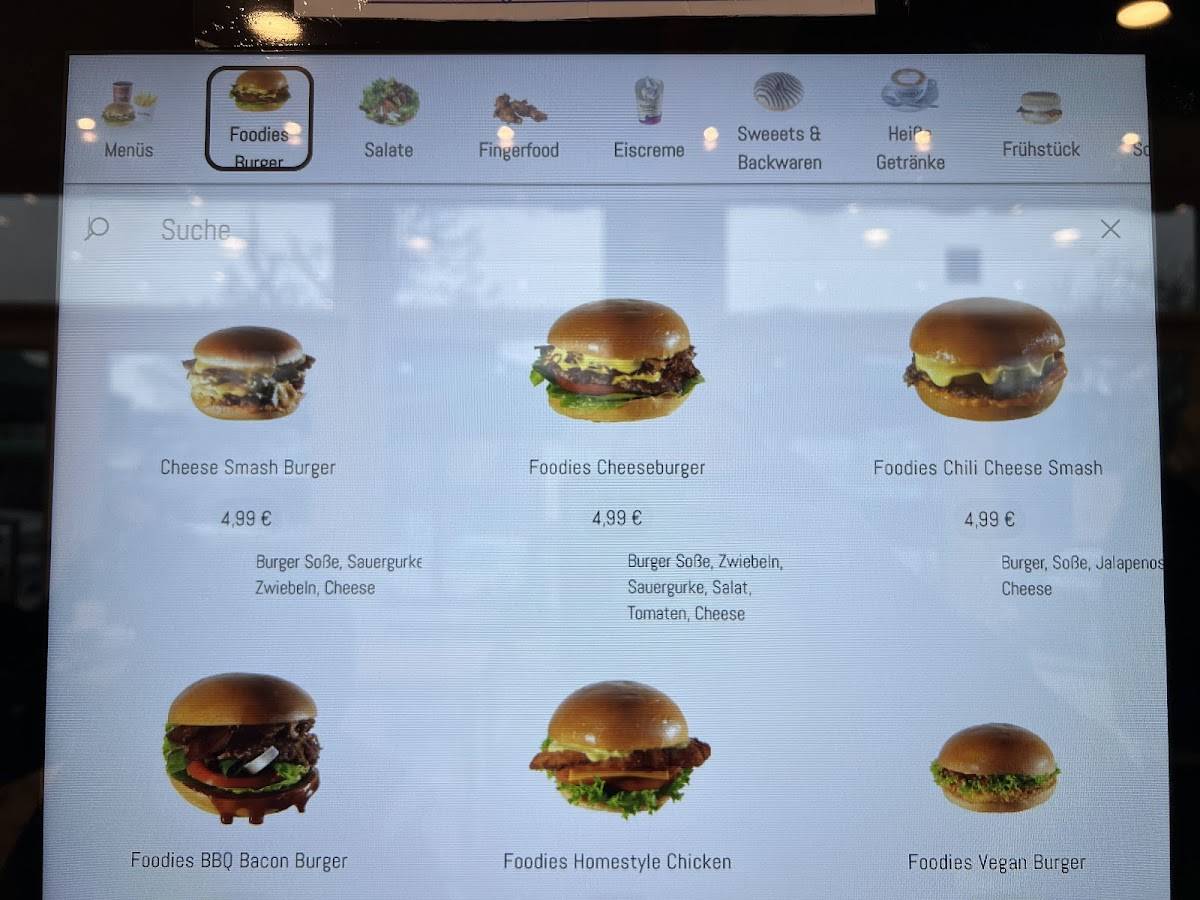 Speisekarte von Foodies Burger and More restaurant, Germering