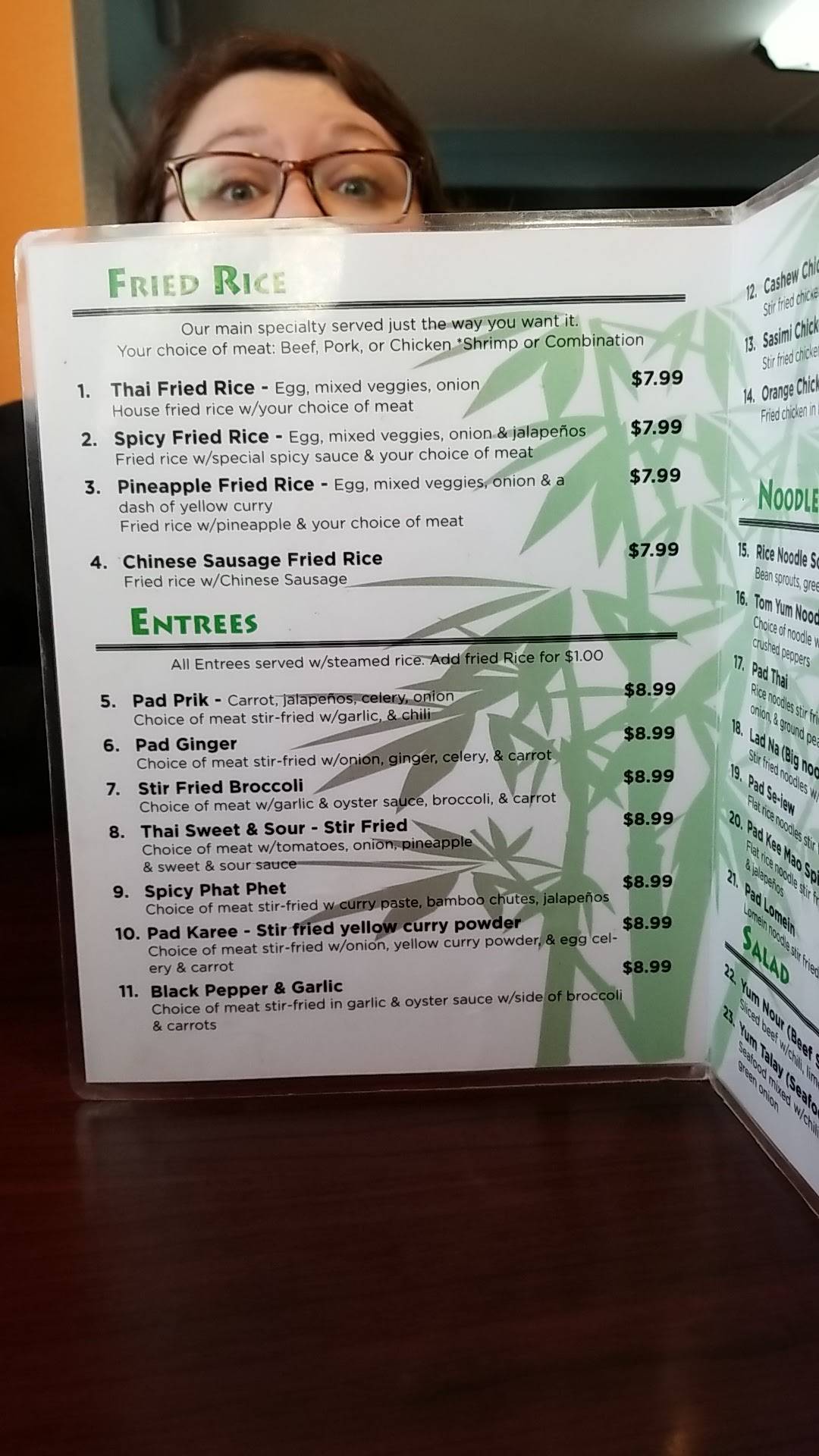 Menu at Fried Rice (Midland Blvd) restaurant, Fort Smith