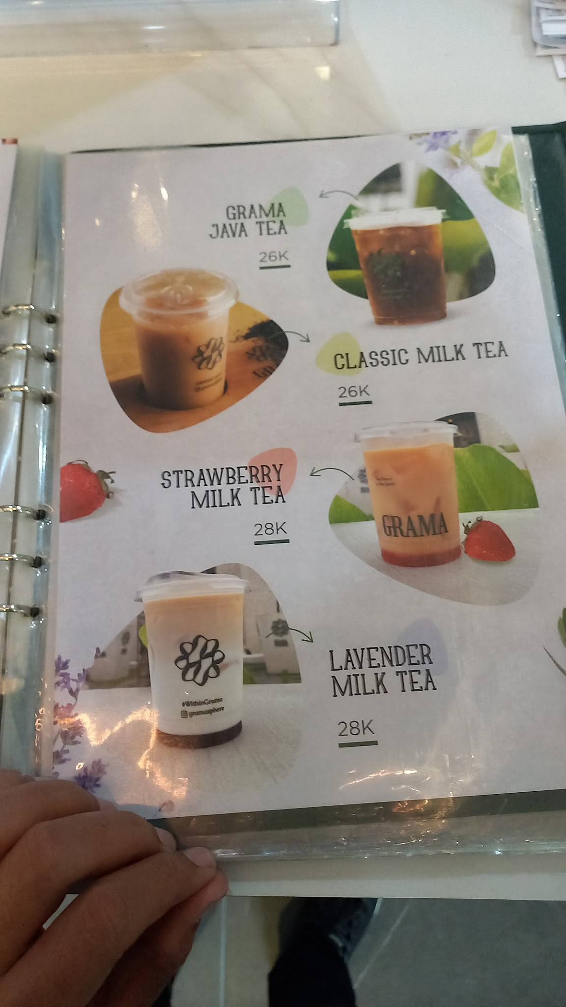 Menu at GRAMA SPHERE COFFEE, Medan