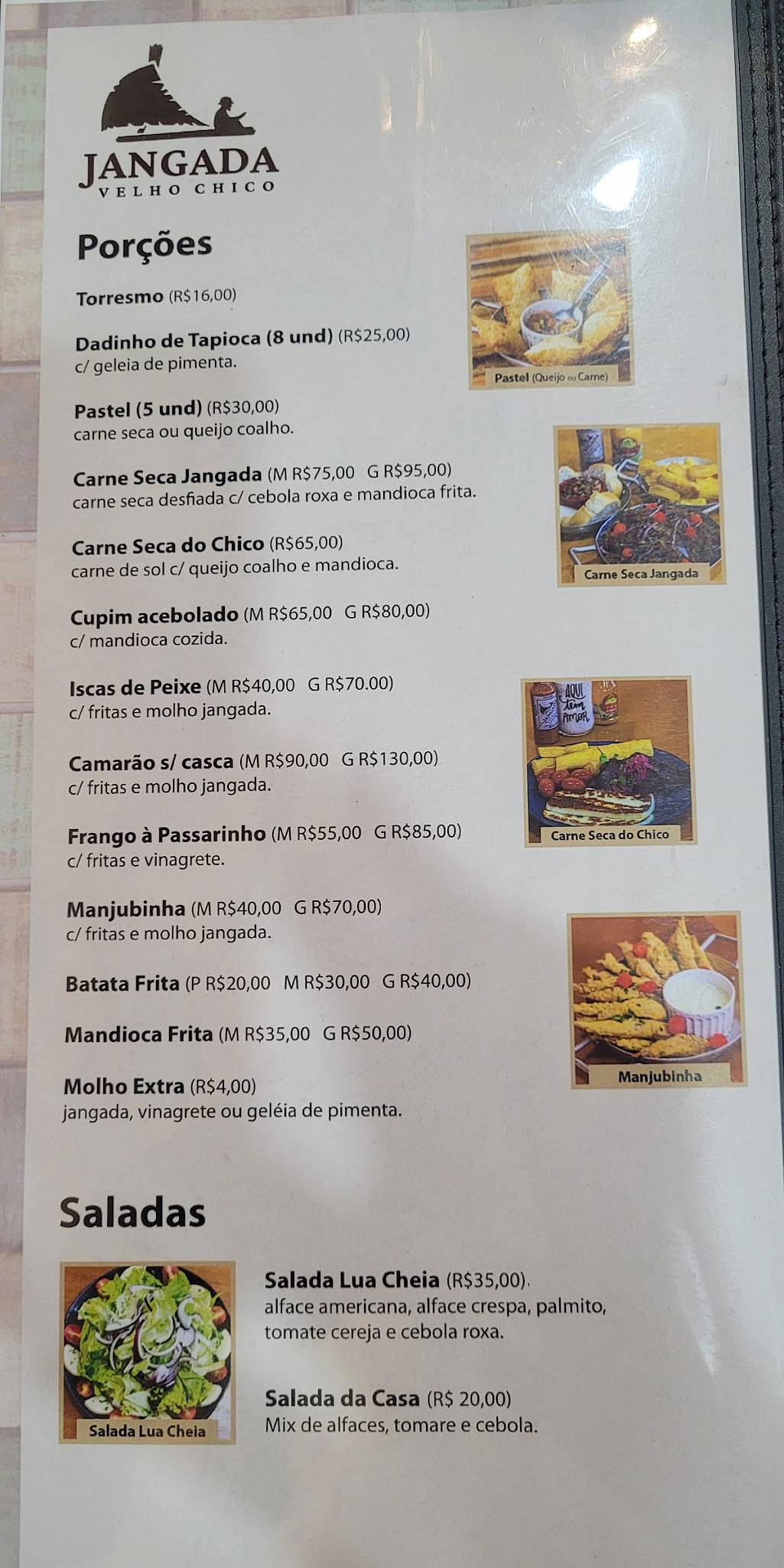 Menu em Jangada Velho Chico restaurante, São Paulo