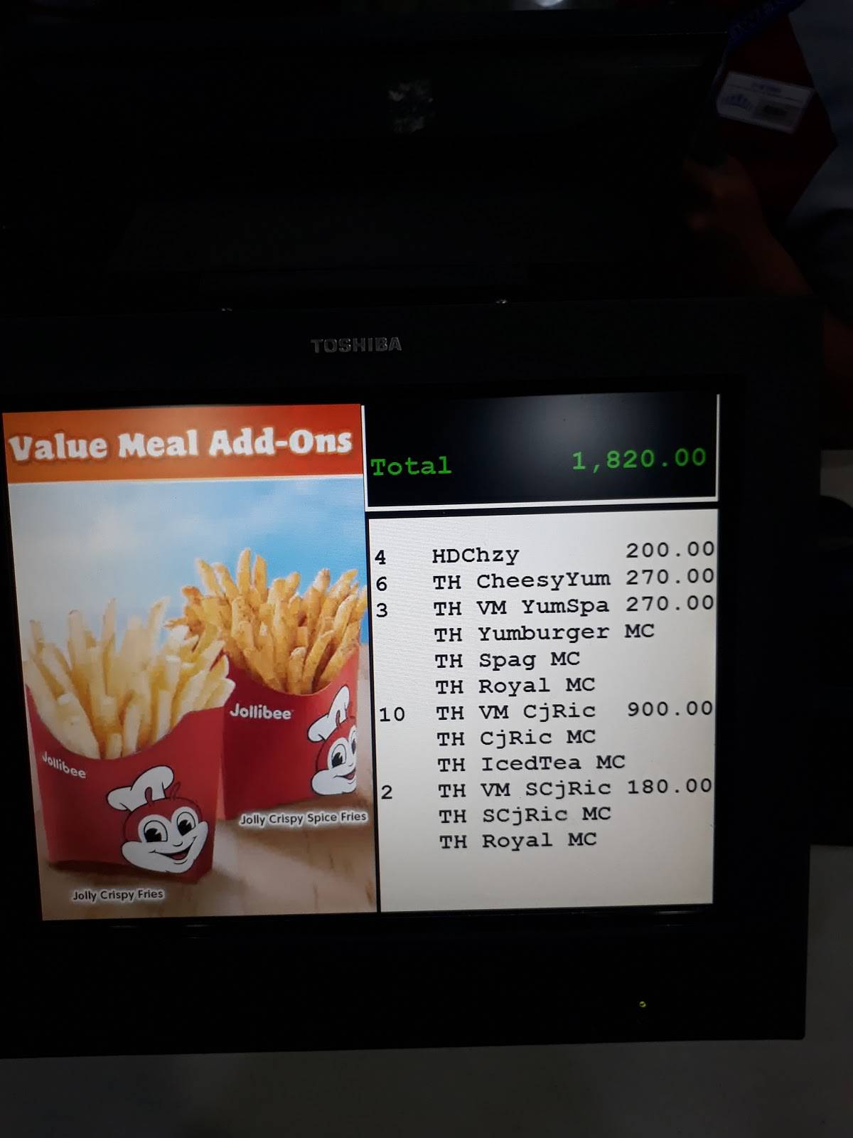 Carta del restaurante Jollibee - Paso del Blas, Valenzuela