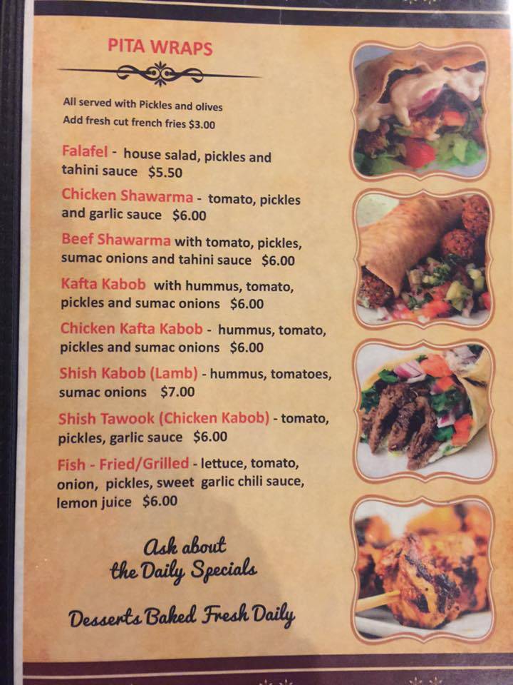Menu at Kahwa pub & bar, Tampa