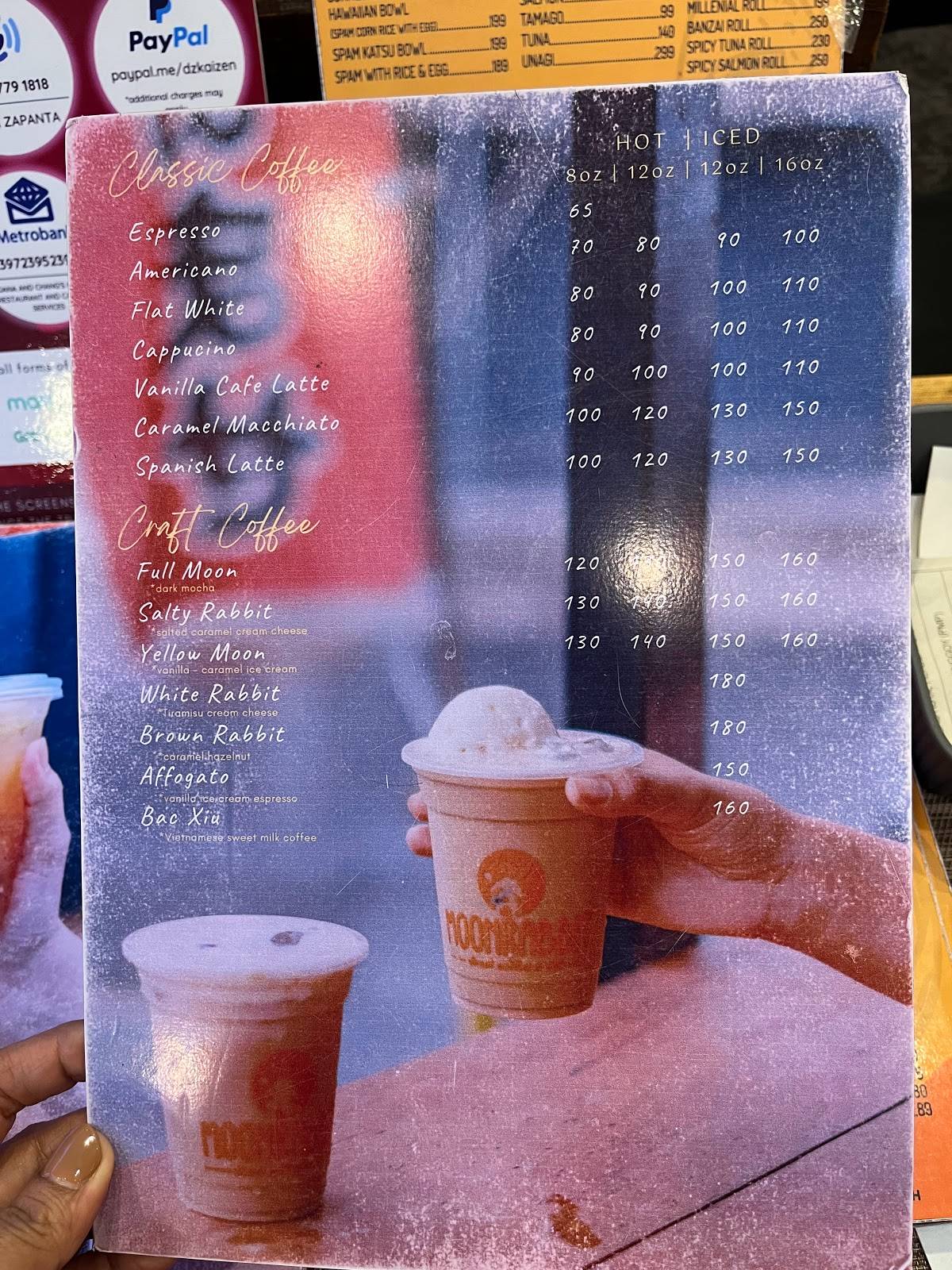 Carta del restaurante Kaizen Food Truck, Dávao
