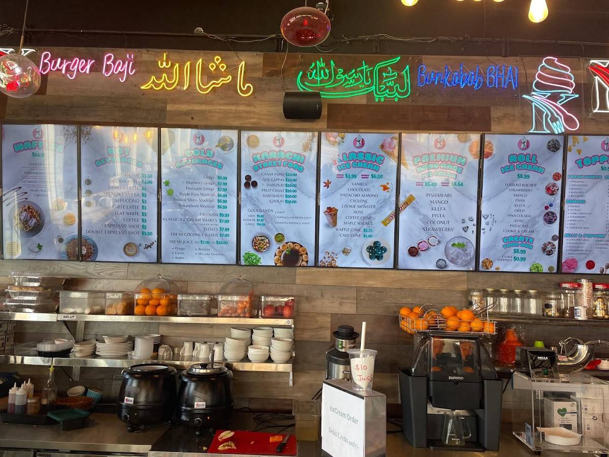 Menu at Karachi Food Court restaurant, Mississauga
