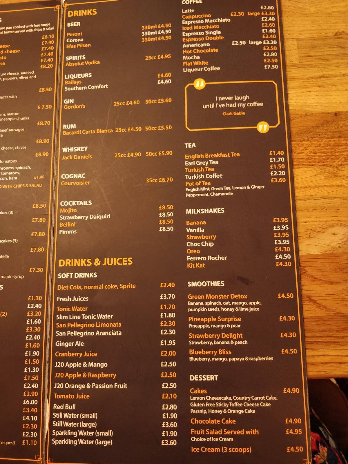 Menu at Kitchen West Wickham restaurant, West Wickham, 81 High St