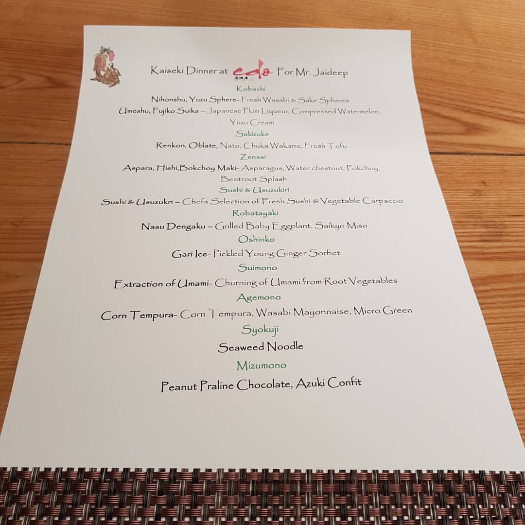 Menu at Lotus Pavilion, ITC Gardenia - Restaurants In Bengaluru ...