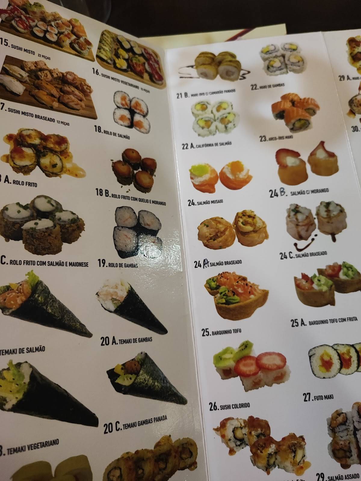 Menu at MUSAXI - Sushi Bar / Teppan Yaki, Espinho