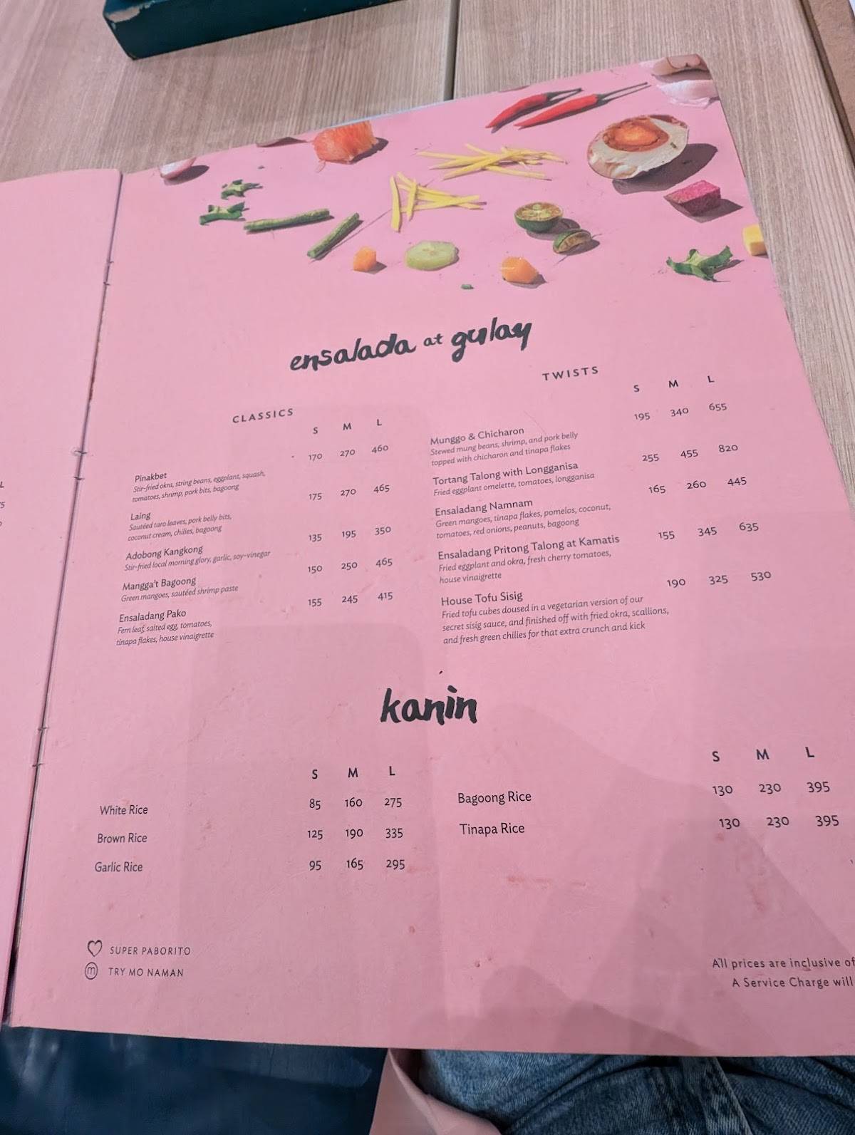 Menu at Manam Ayala Malls Manila Bay restaurant, Parañaque, Ground Floor