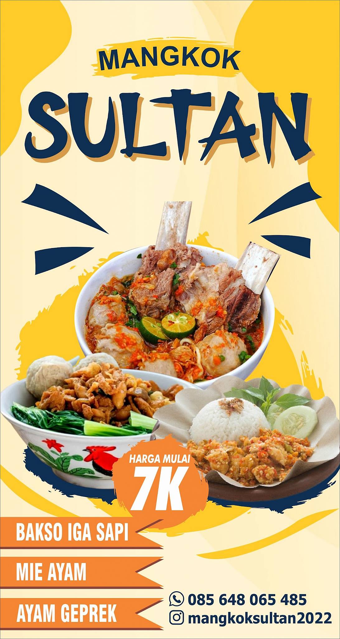 Menu at Mangkok sultan, kepung restaurant, Kepung
