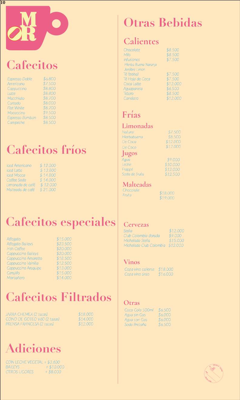 Carta de MoR, Bogotá