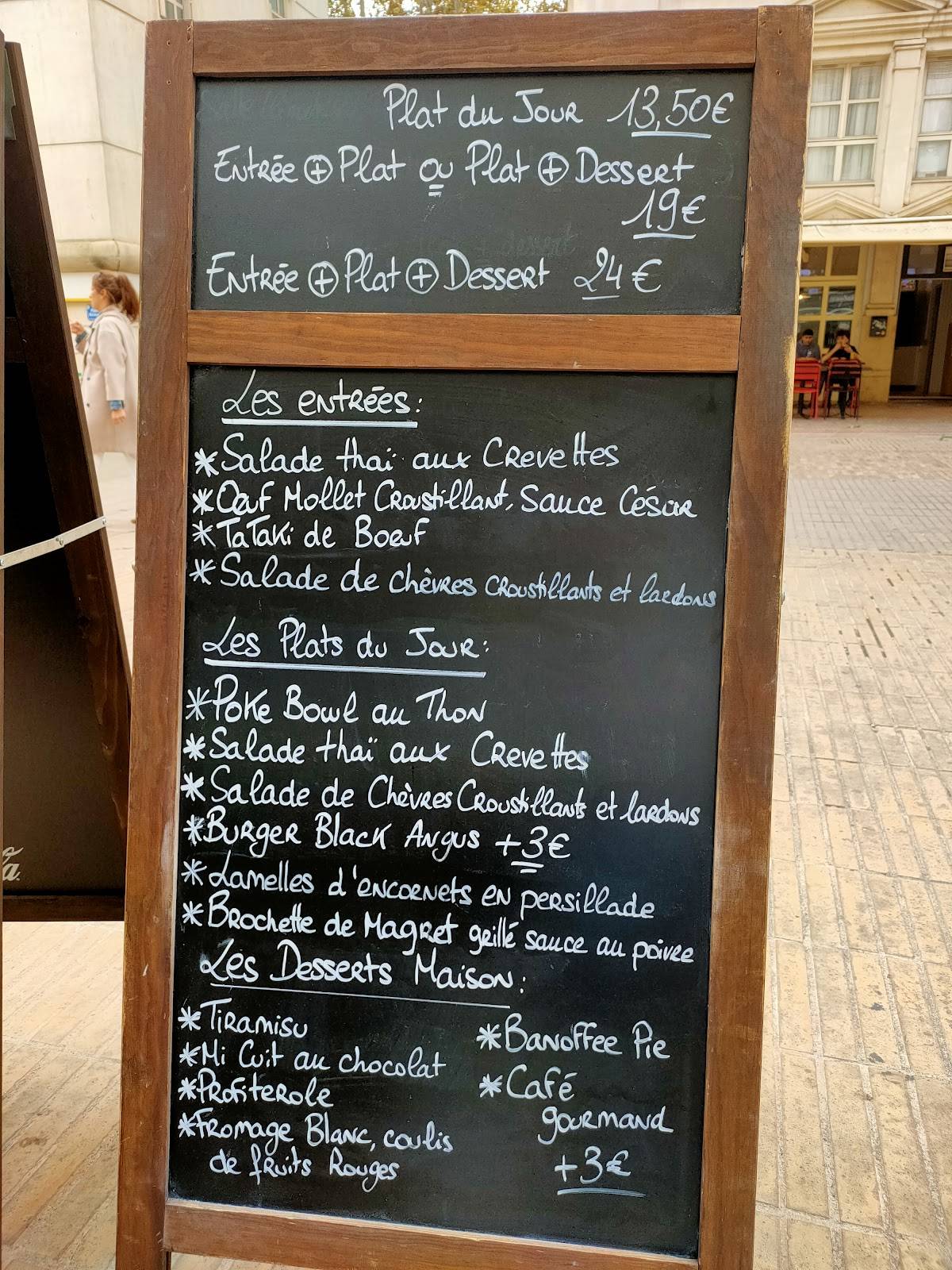 Menu au Restaurant Monsieur Jules, Montpellier