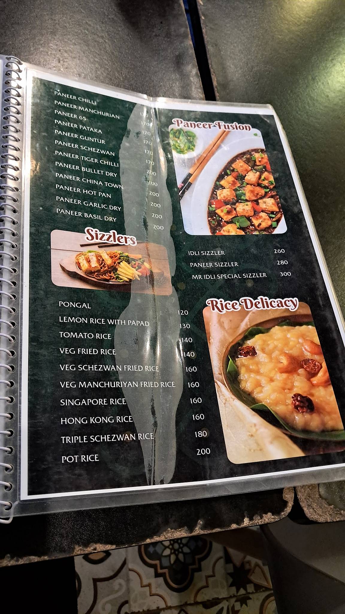 Menu at Mr Idli - Andheri (w), Mumbai