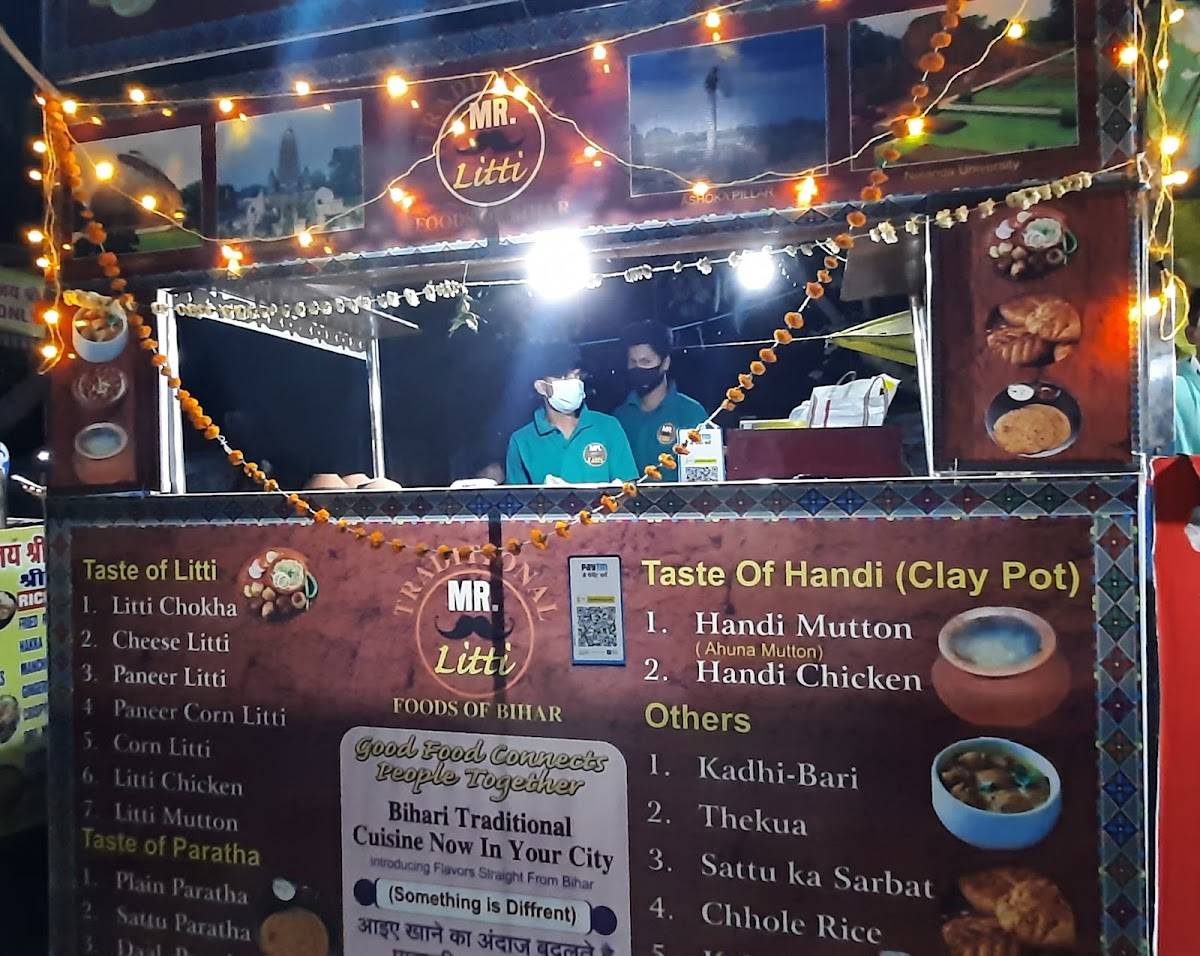Menu at Mr. Litti, Bhopal