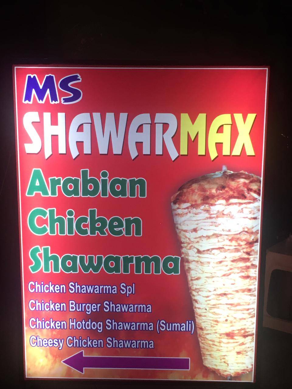 Menu at Ms ShawarMax Online Resto, Hyderabad