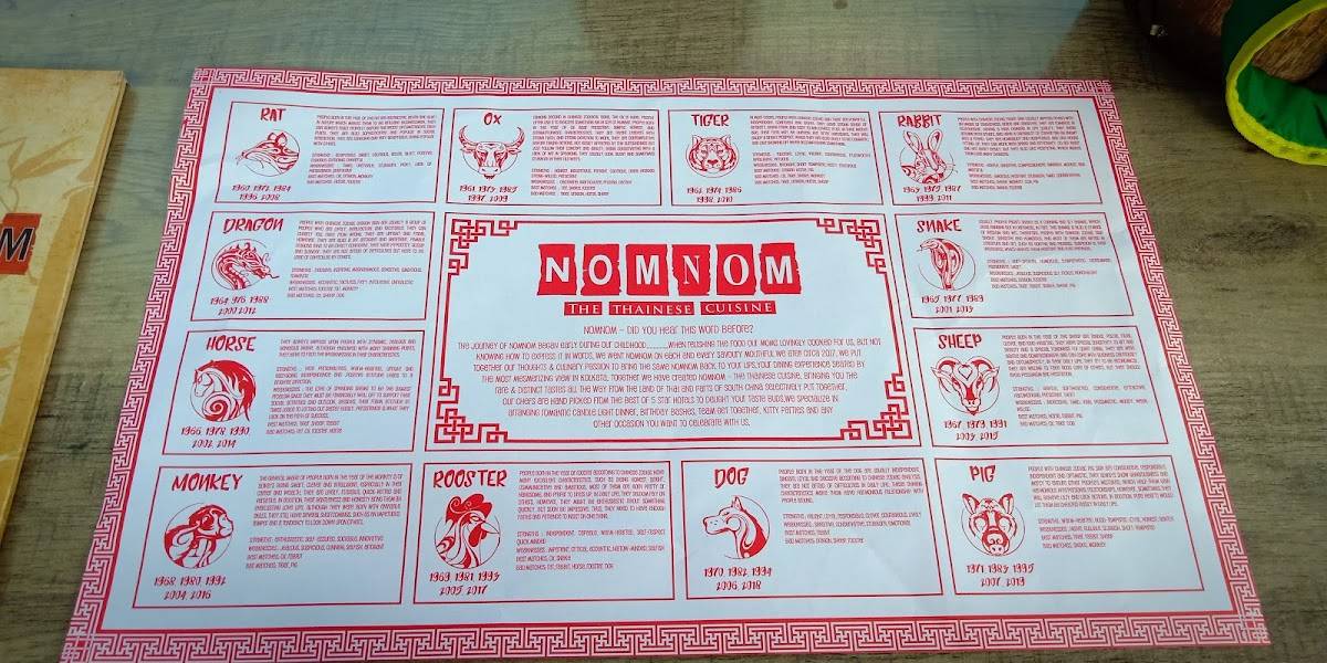 Menu at NOMNOM THE THAINESE CUISINE, Kolkata, NALBAL FOOD PARK