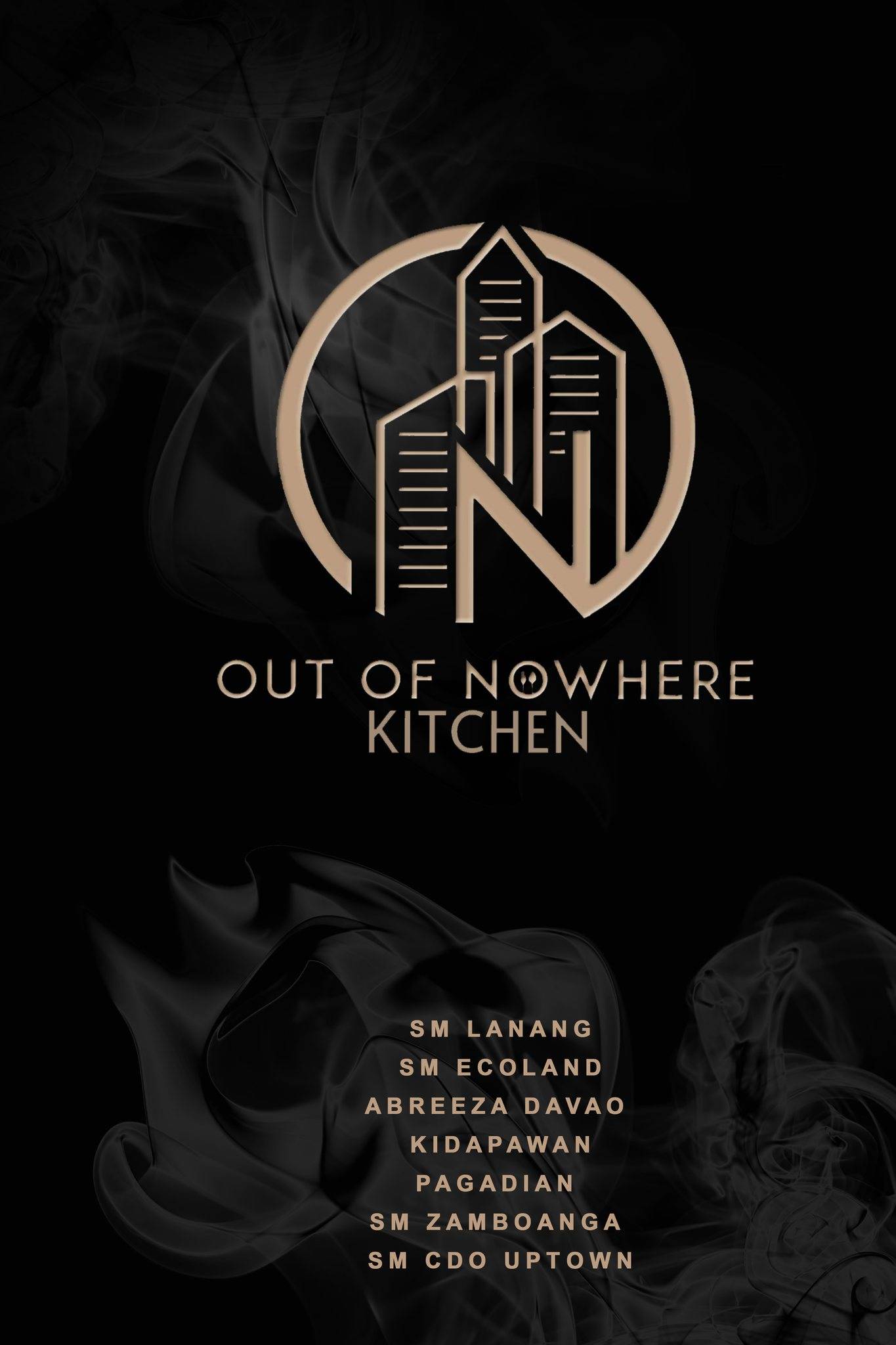 Menu at OUT OF NOWHERE KITCHEN restaurant, Davao City, SM Lanang Premier