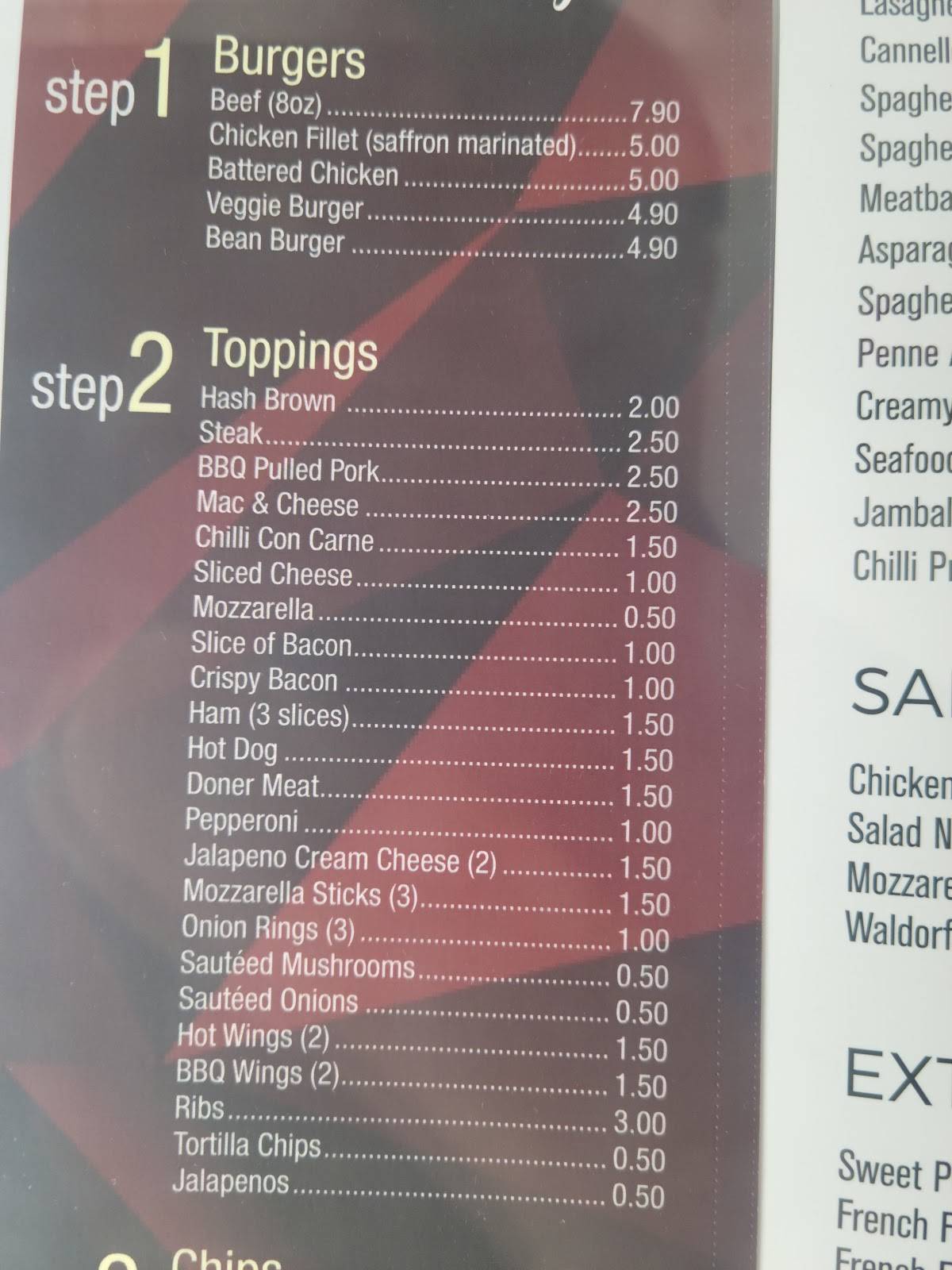 Menu at Olney Kitchen restaurant, Olney