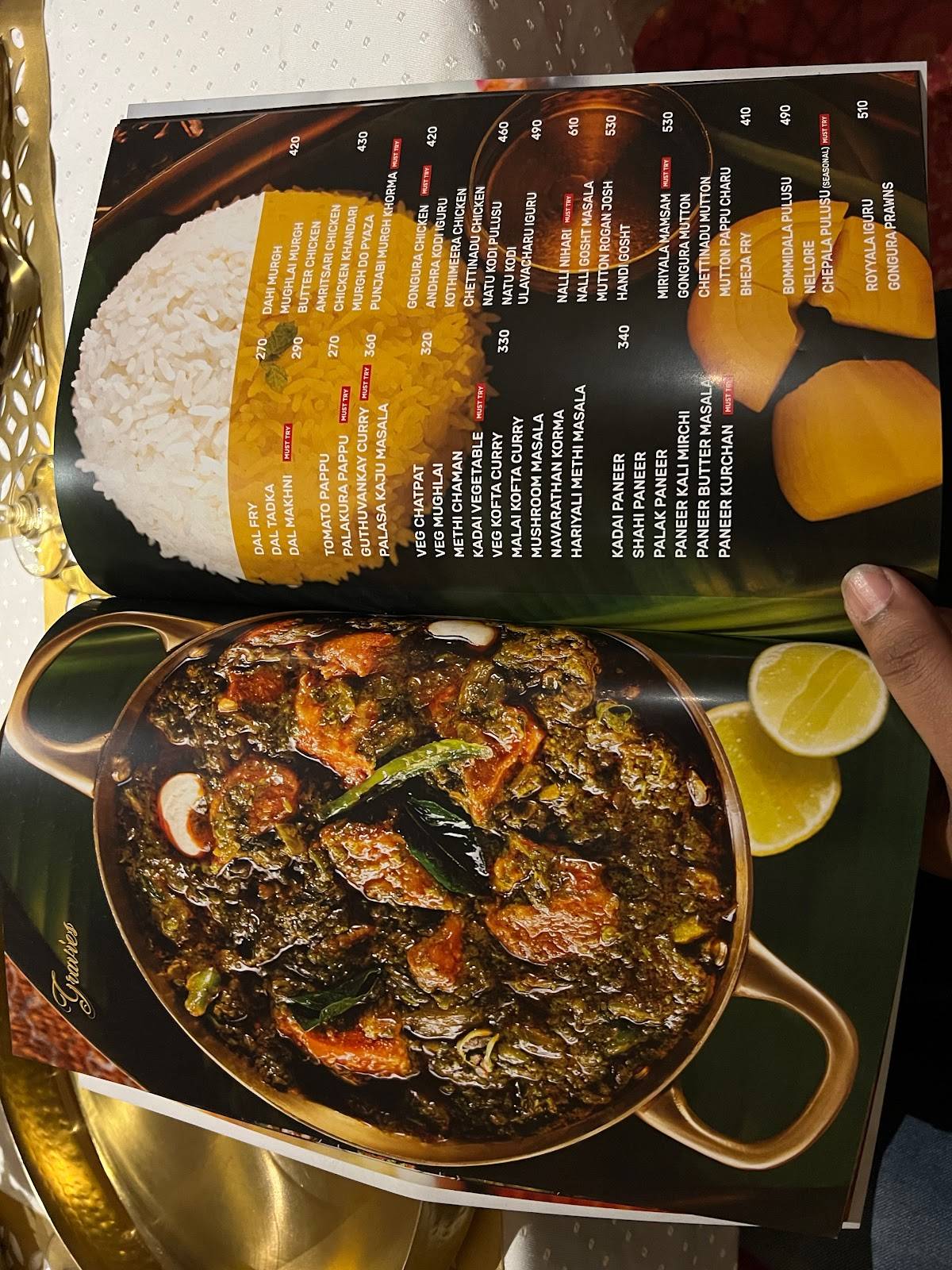 Menu at Pakka Local Hitech City, Hyderabad