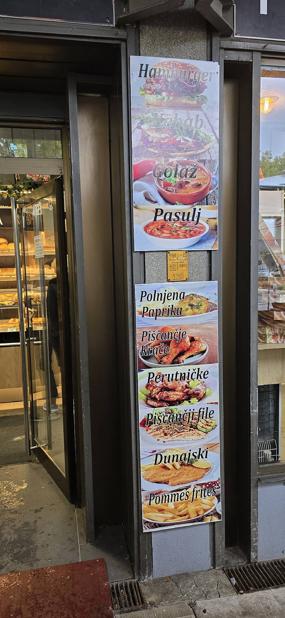 Menu at Pekarna & Fast Food Bajro, Maribor, Partizanska cesta 5