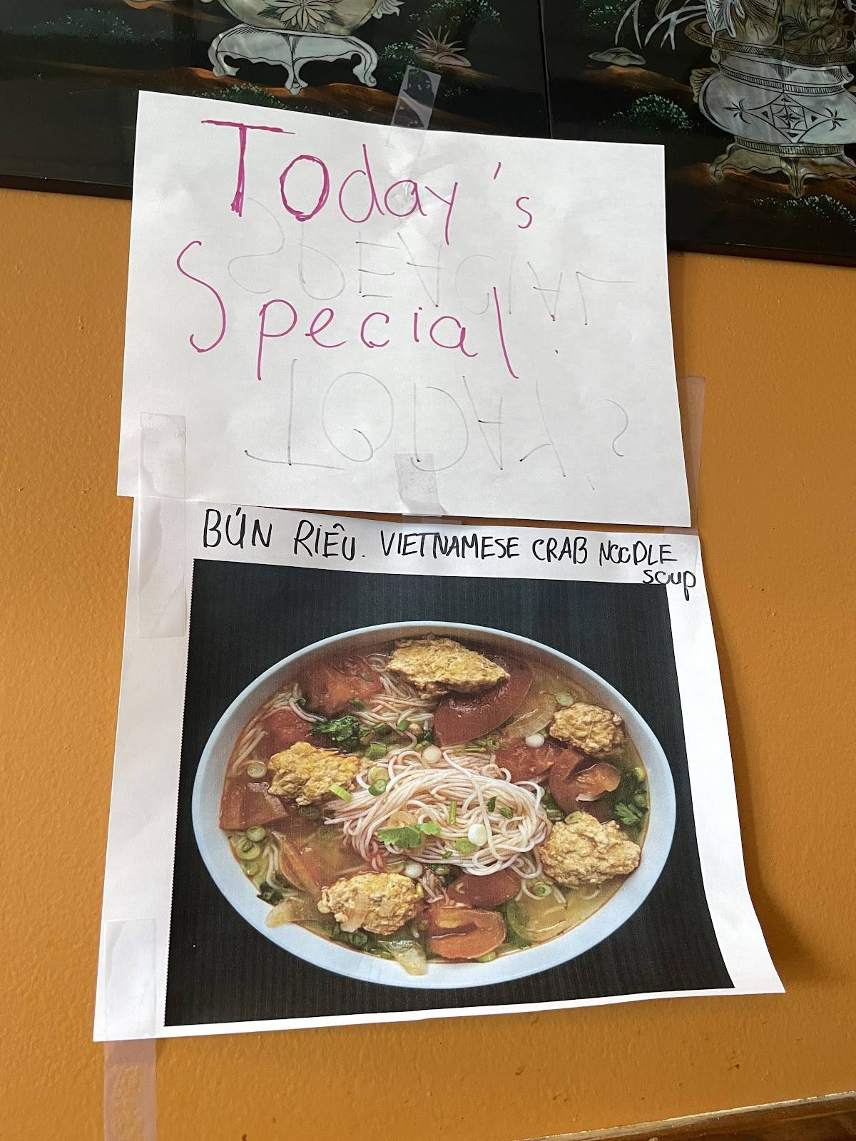 Carta del restaurante Pho Time Bistro, Hillside