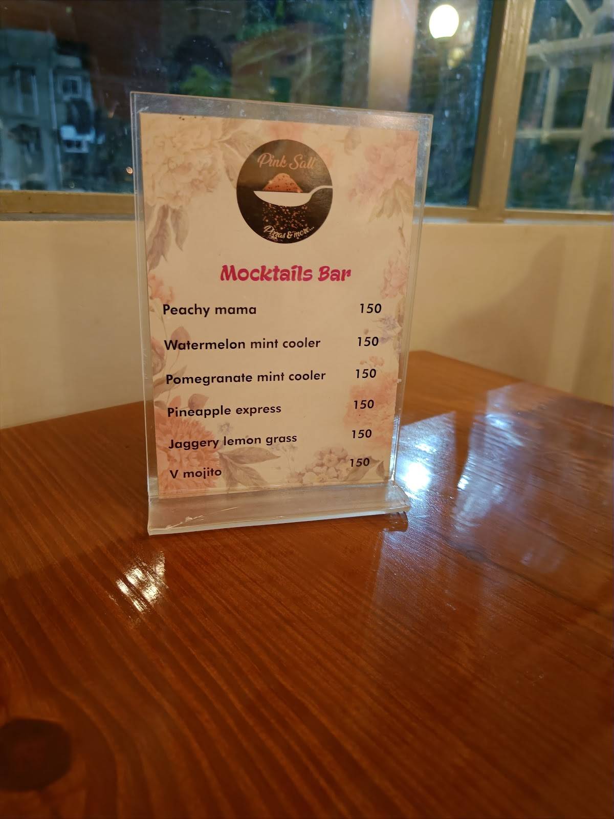 Menu at Pink Salt Cafe, Vasai