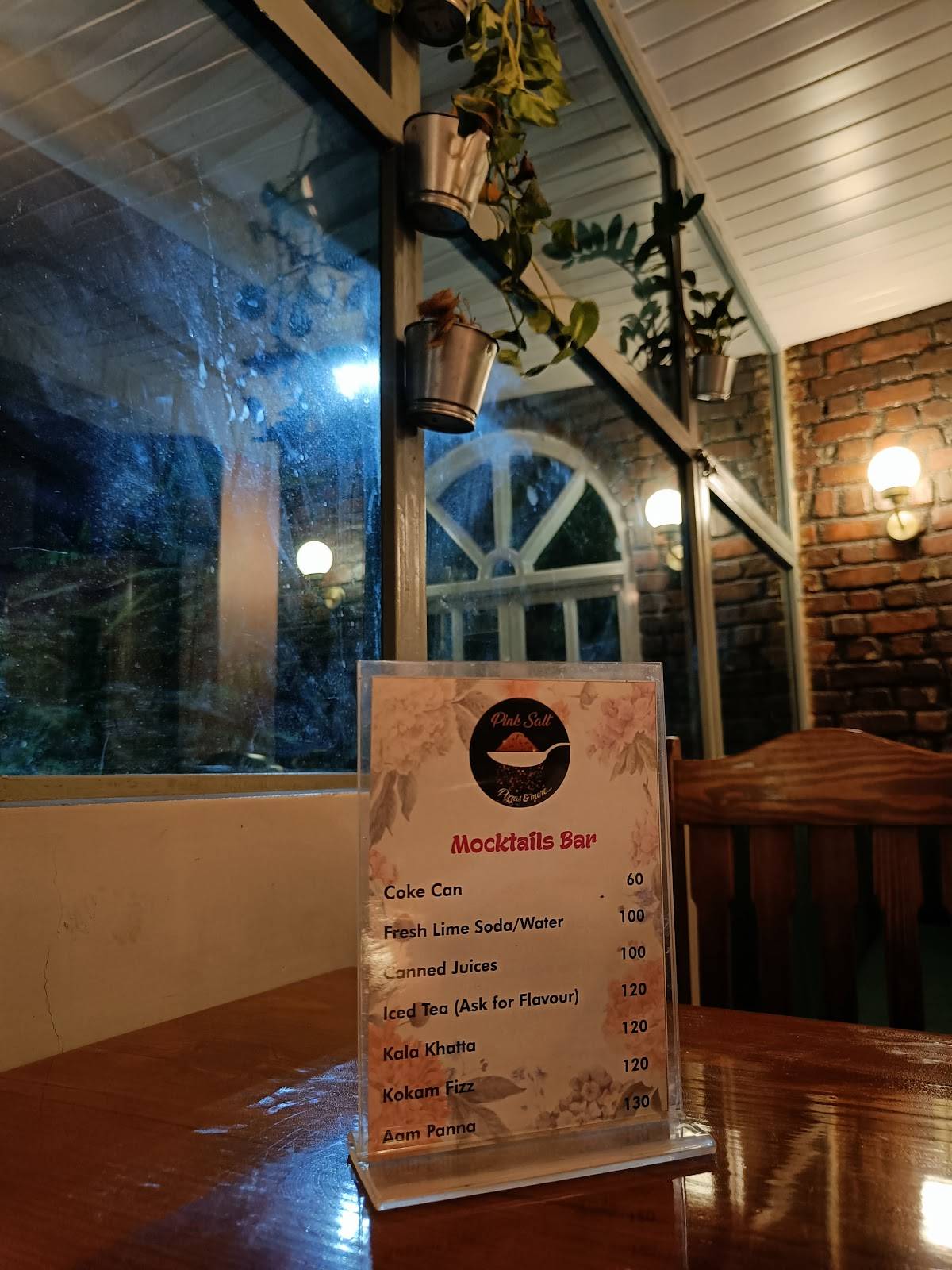 Menu at Pink Salt Cafe, Vasai