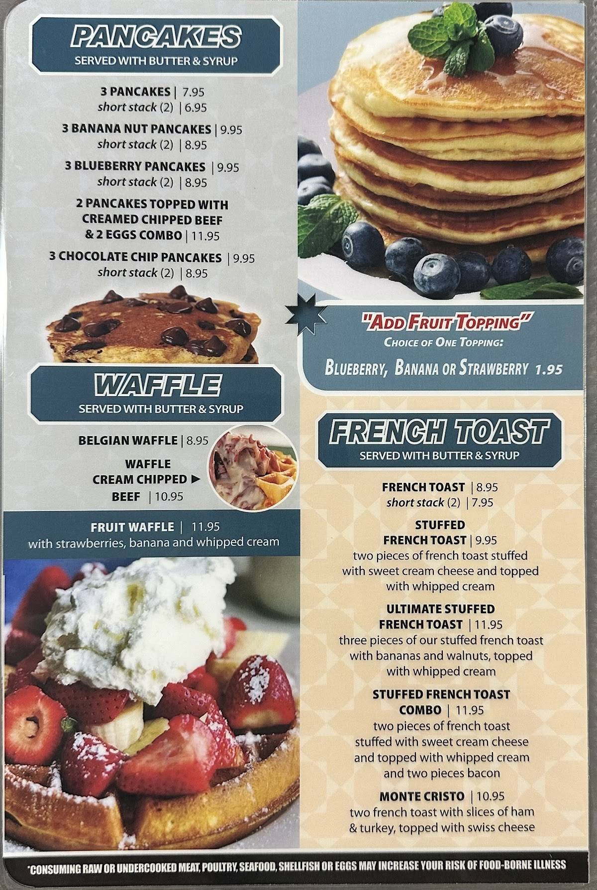 Menu at Ralph’s Corner Diner restaurant, Lansdale