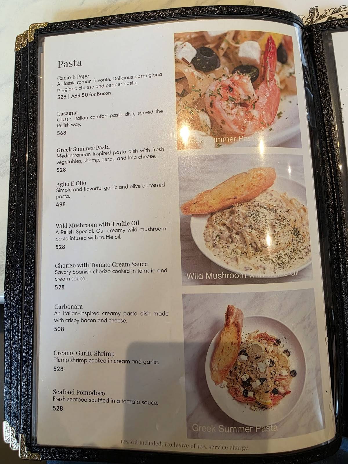 Menu at Relish, Hello Happiness! restaurant, Quezon City
