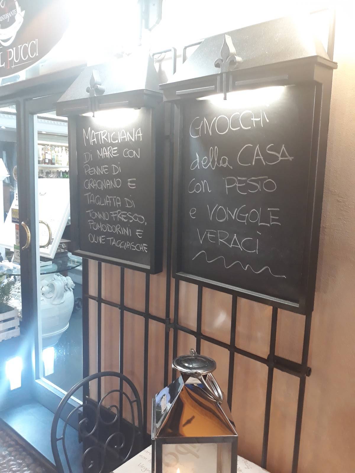 Menu da Ristorante Dal Pucci, Noli