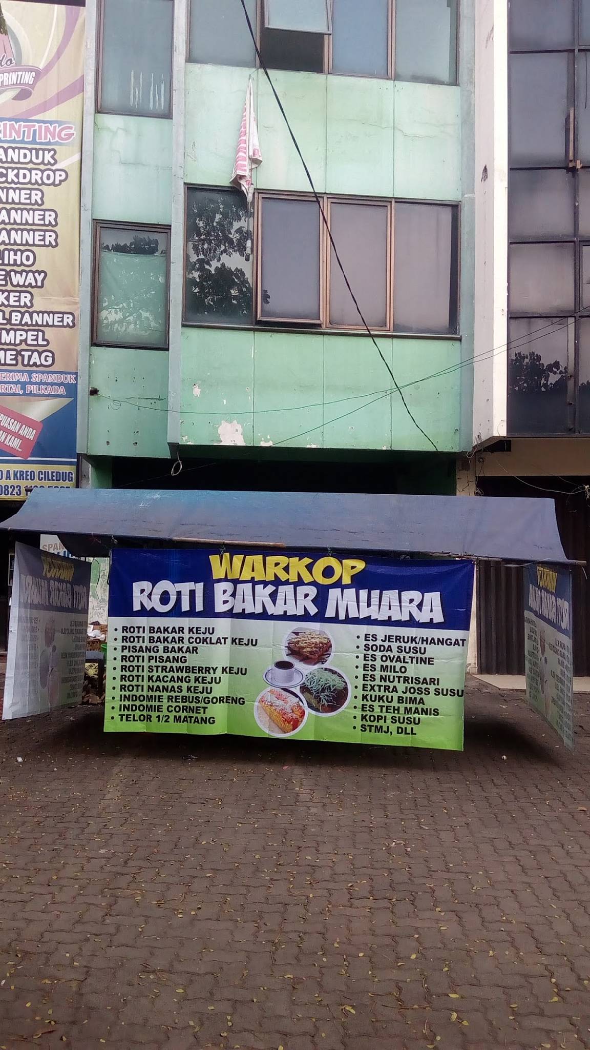Menu at Roti Bakar Muara restaurant, Tangerang