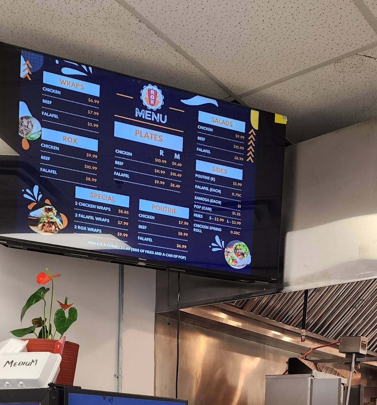 Carta del restaurante SHAWARMA ROX, Toronto