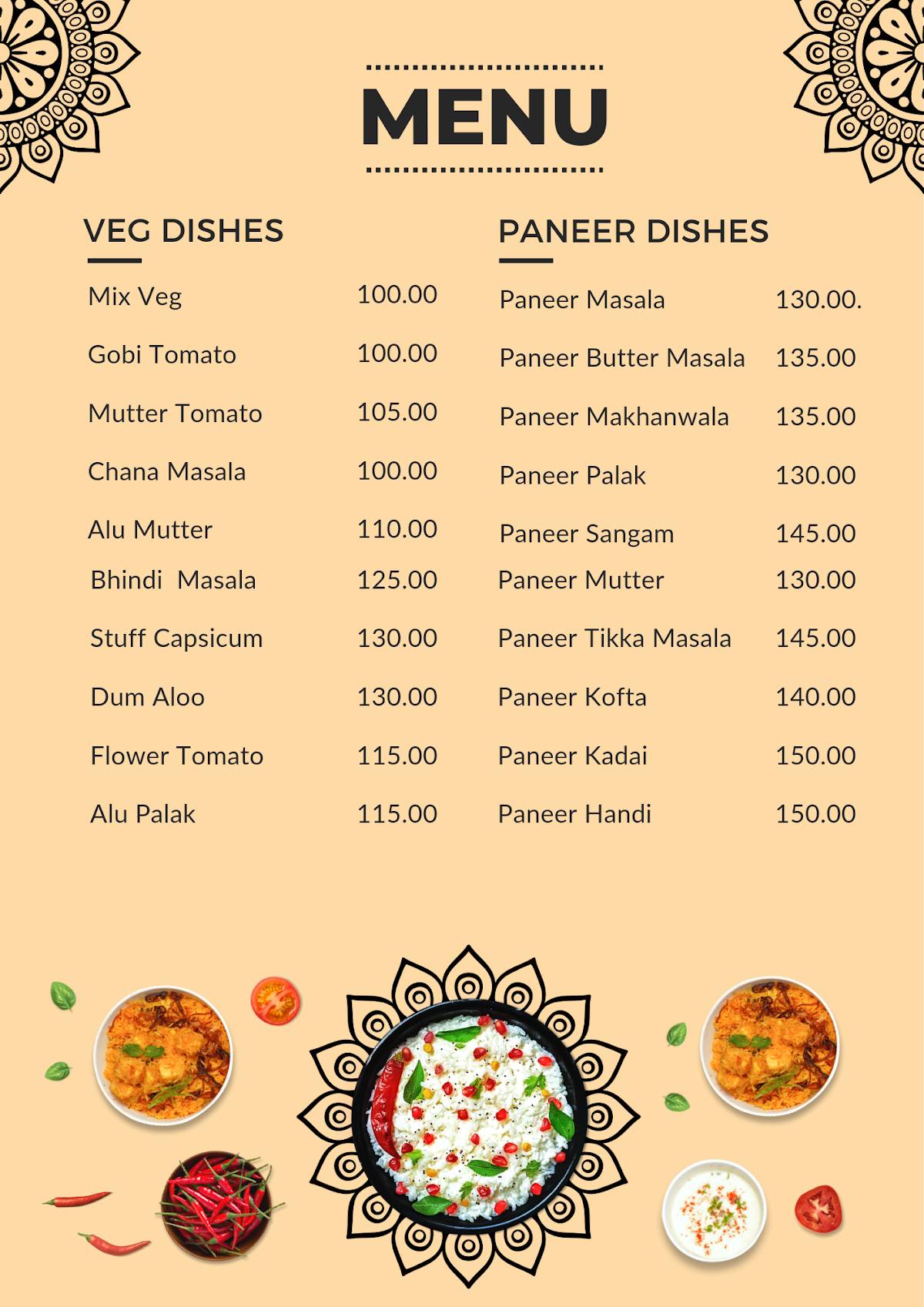 Menu at Restaurant Sabziwala - Best Restaurant In Daman, Daman