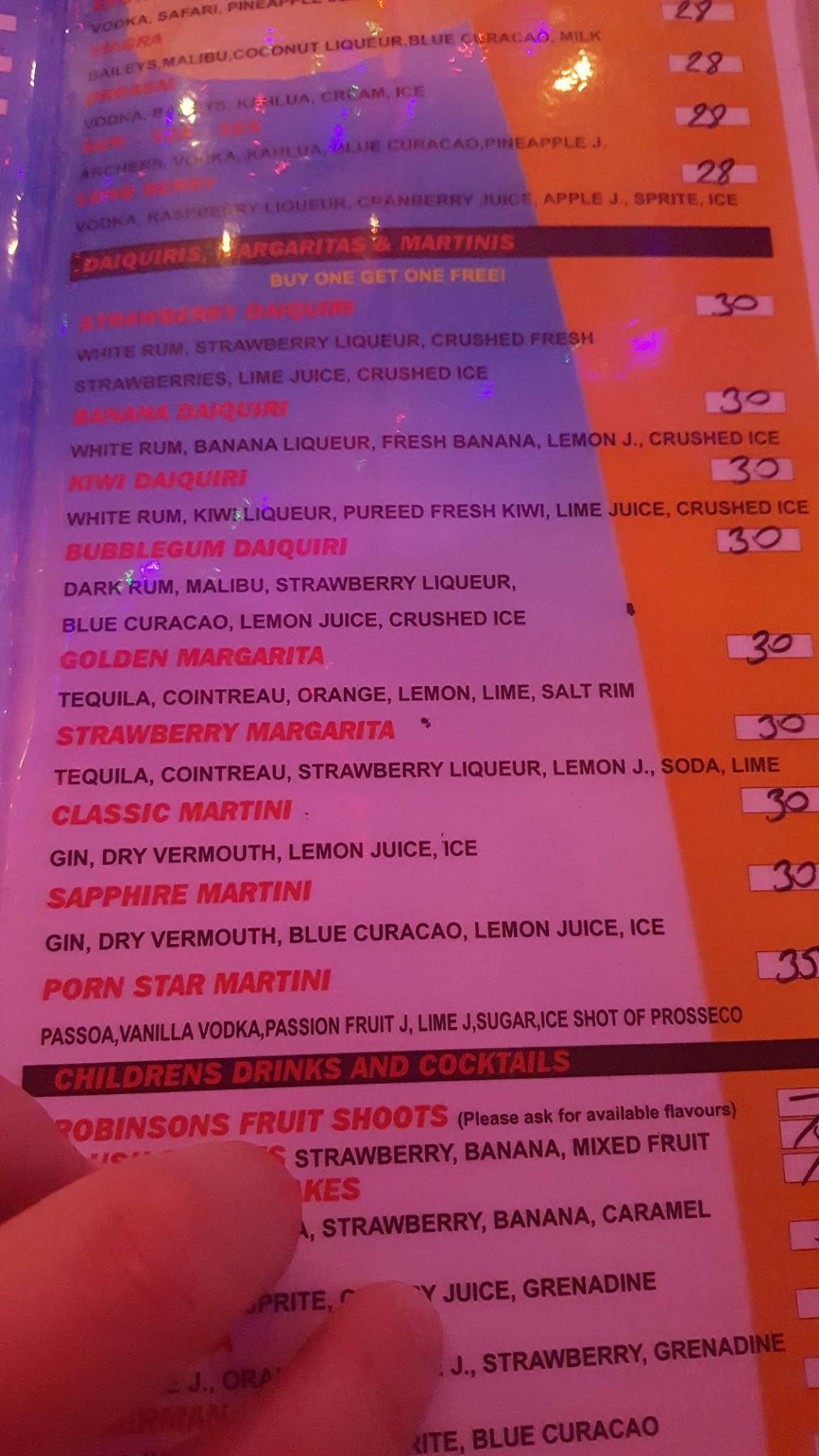 Menu at Sarah Restoran Fun&Pub, Marmaris