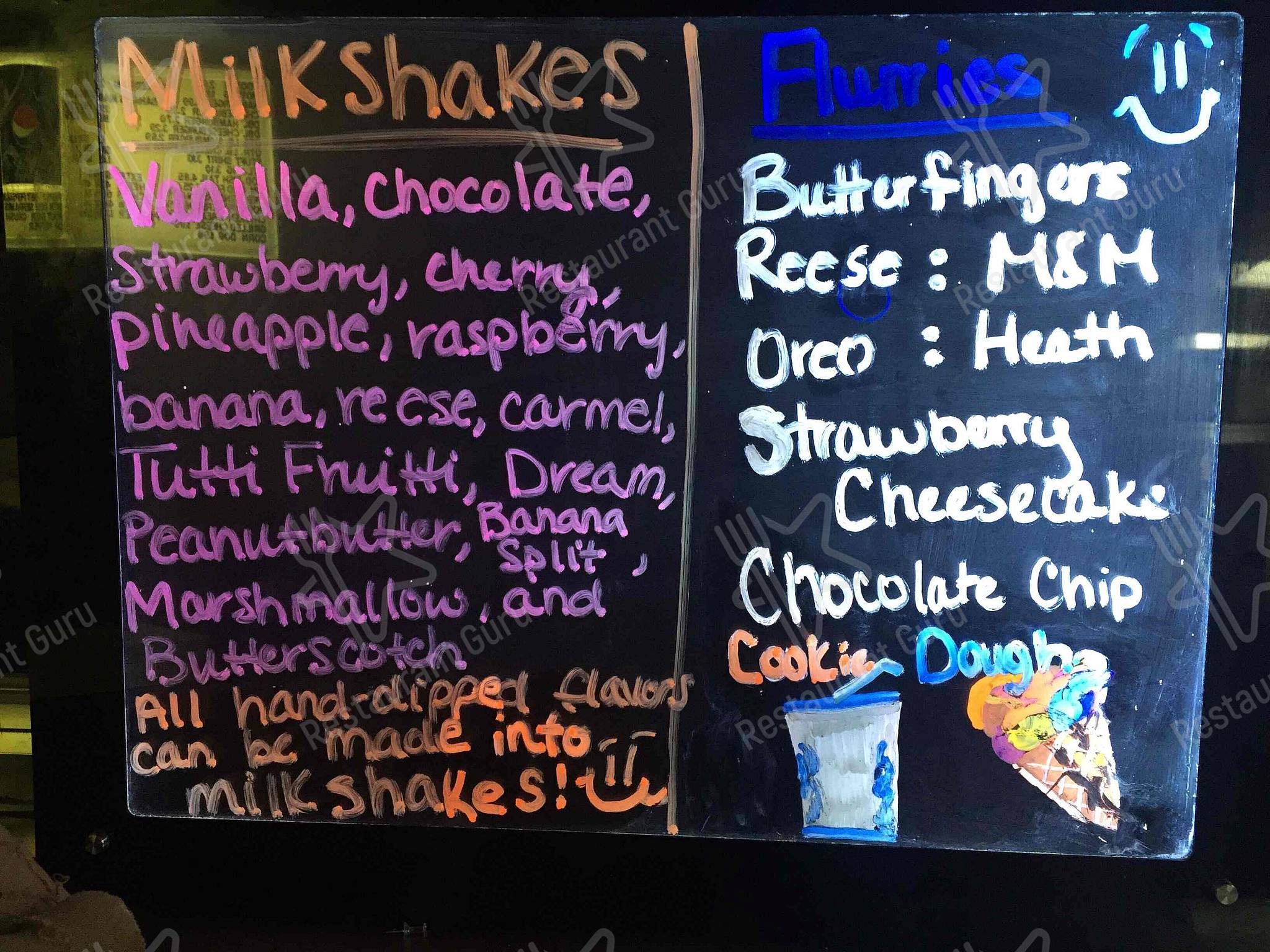 Menu at The Shakery: Eats & Treats restaurant, Ironton, Liberty Ave