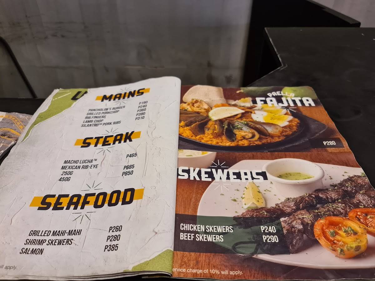 Menu at Silantro Fil-Mex Cantina (Eastwood branch) restaurant, Quezon ...