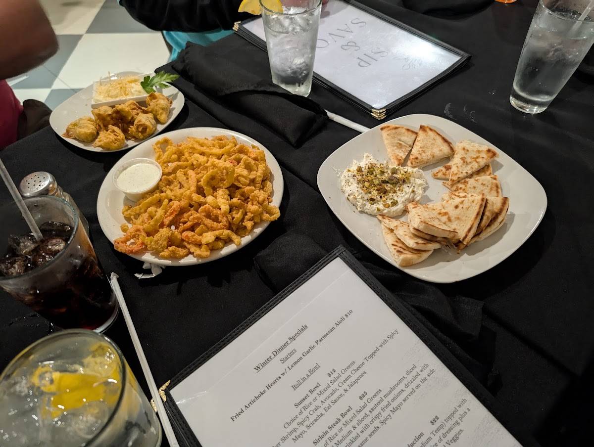 Menu at Sip & Savor Restaurant + Catering, Ville Platte
