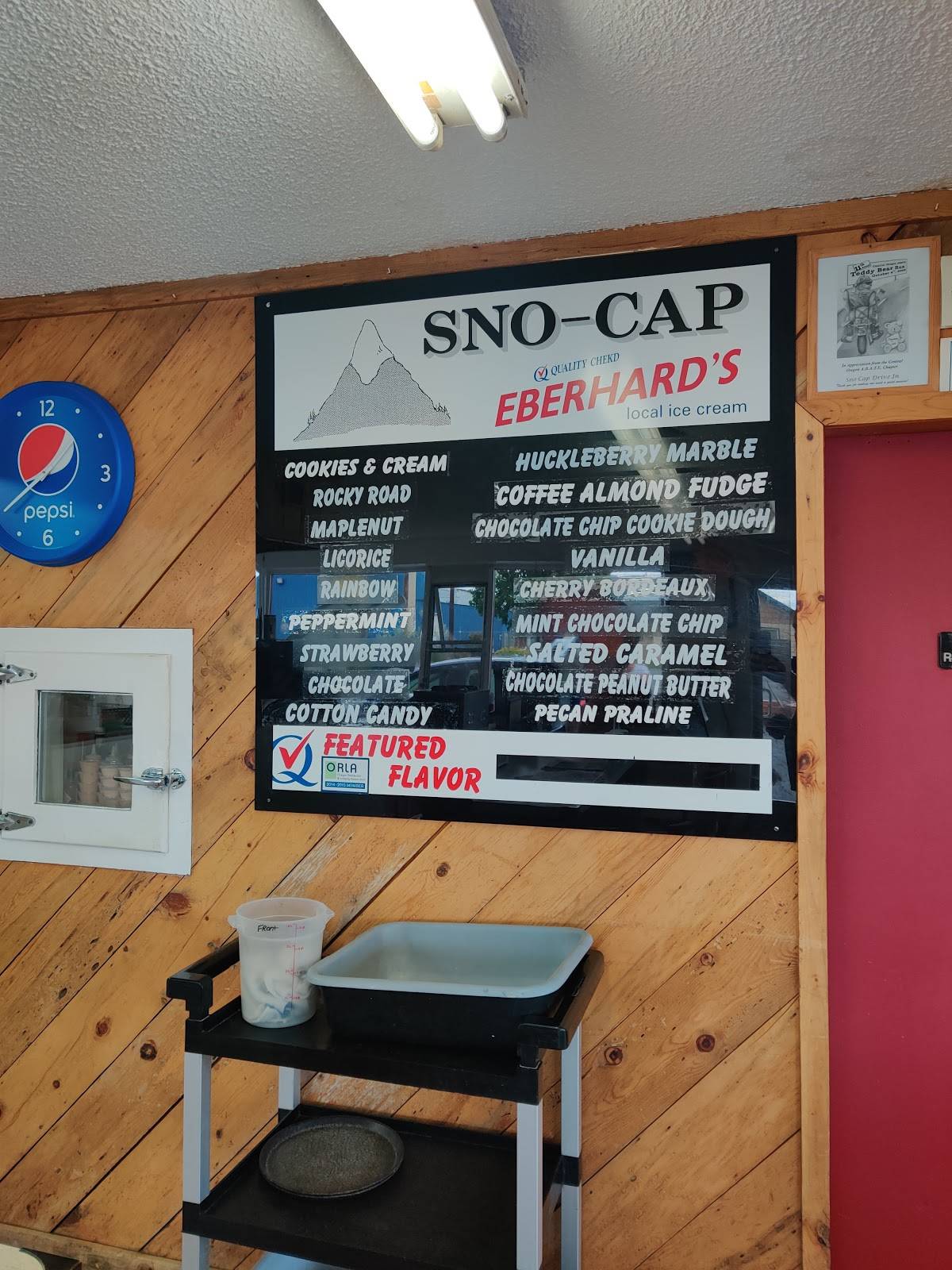 Menu at Sno-Cap Drive In Redmond restaurant, Redmond