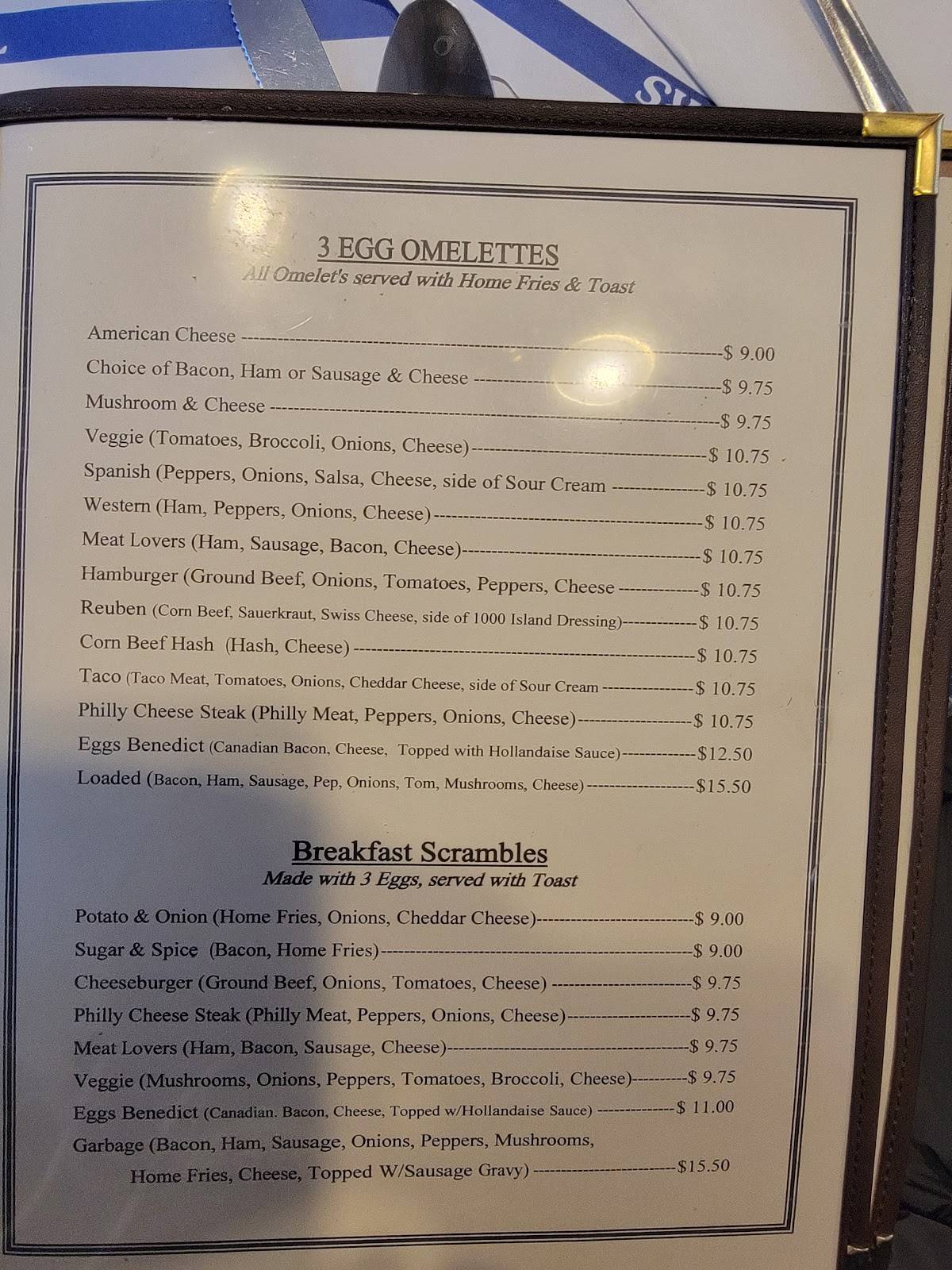 Menu at Sugar & Spice Restaurant, Horseheads