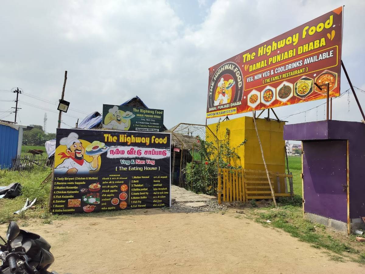 Menu at THE HIGHWAY FOOD, Damal Punjabi Daba, India
