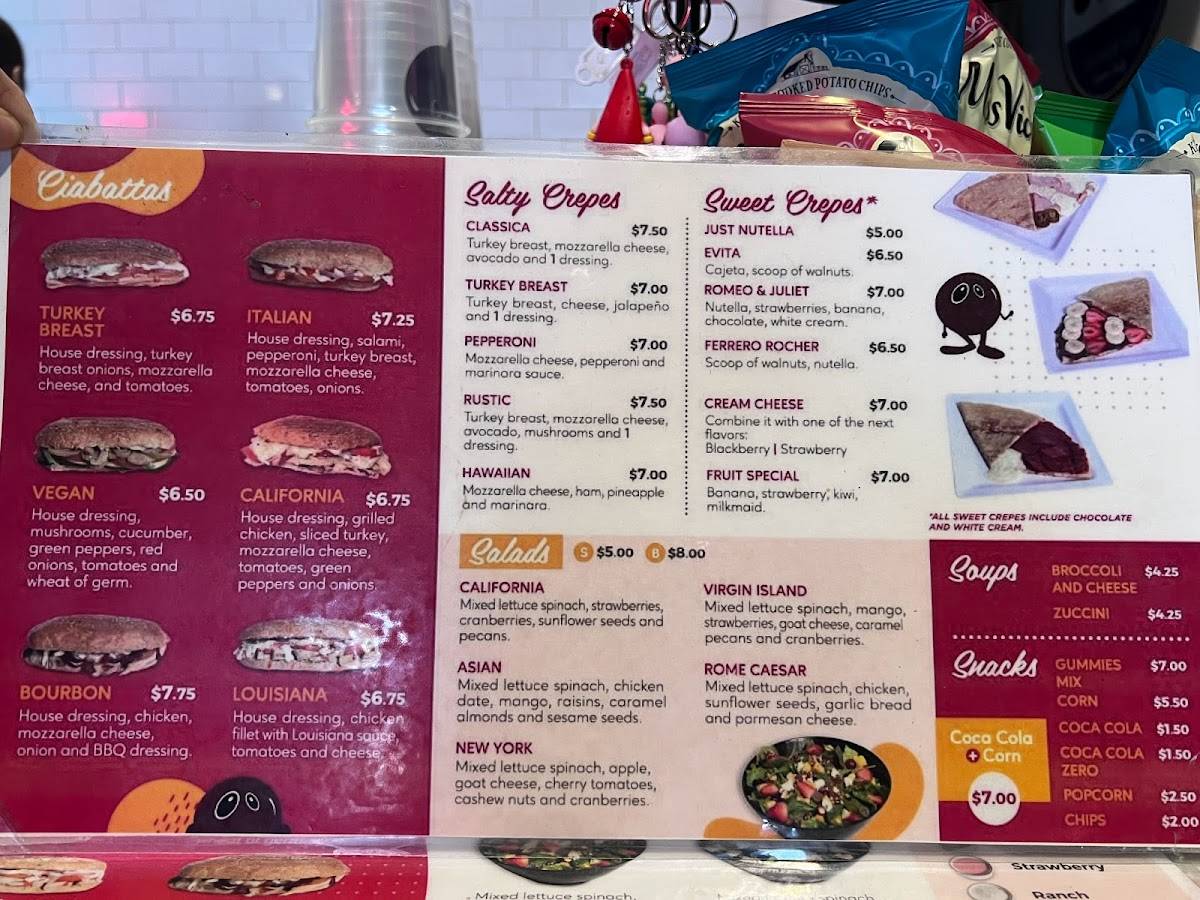 Menu at Tapioca Roots Palms Crossing, McAllen