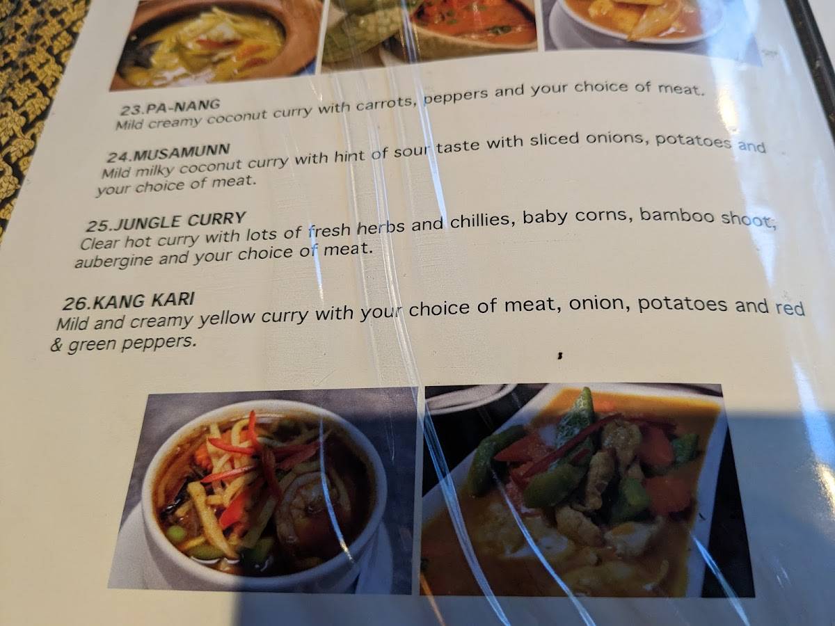 Menu at Thai Four Two Restaurant, Rochester