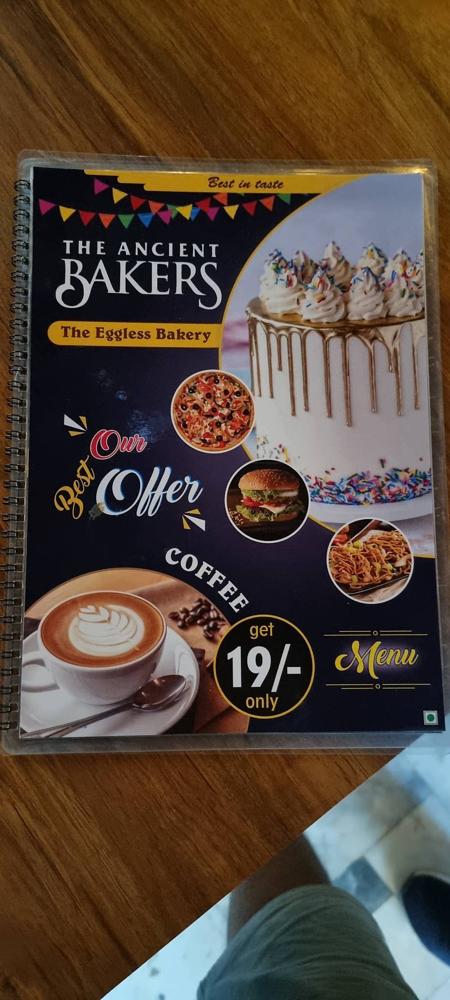 Menu at The Ancient Bakers, Kanpur