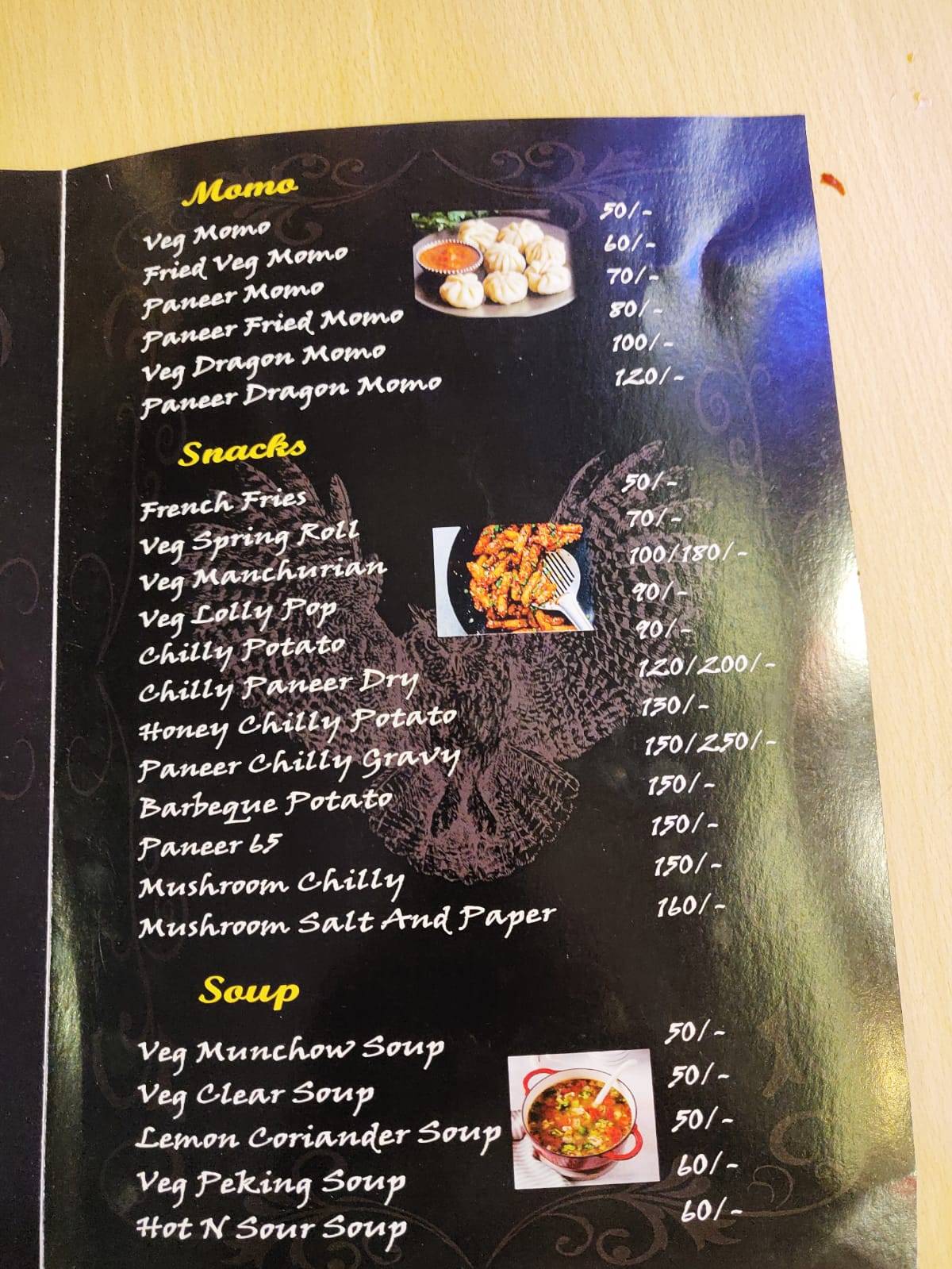 Menu at The Breaking Bread Restro-Café, Lucknow