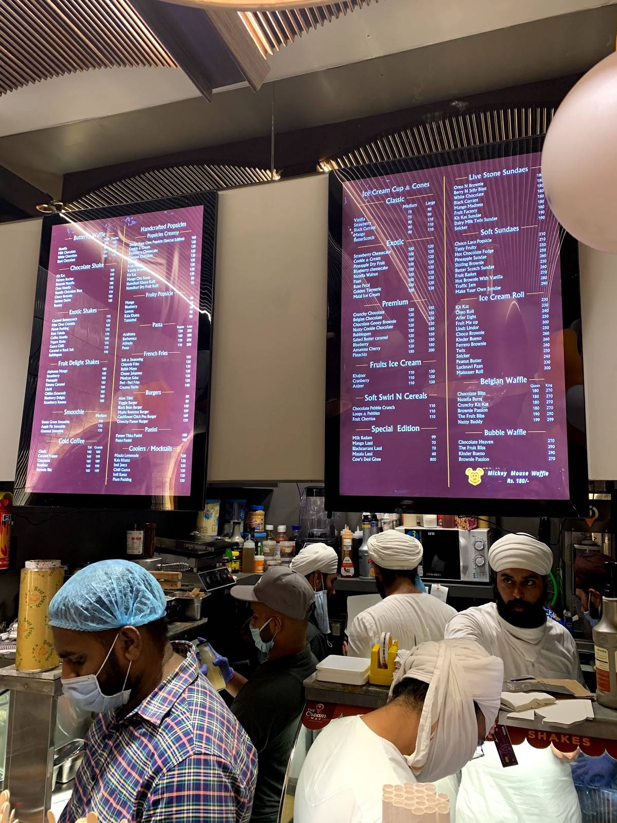 Menu at The Cream Way, Chandigarh