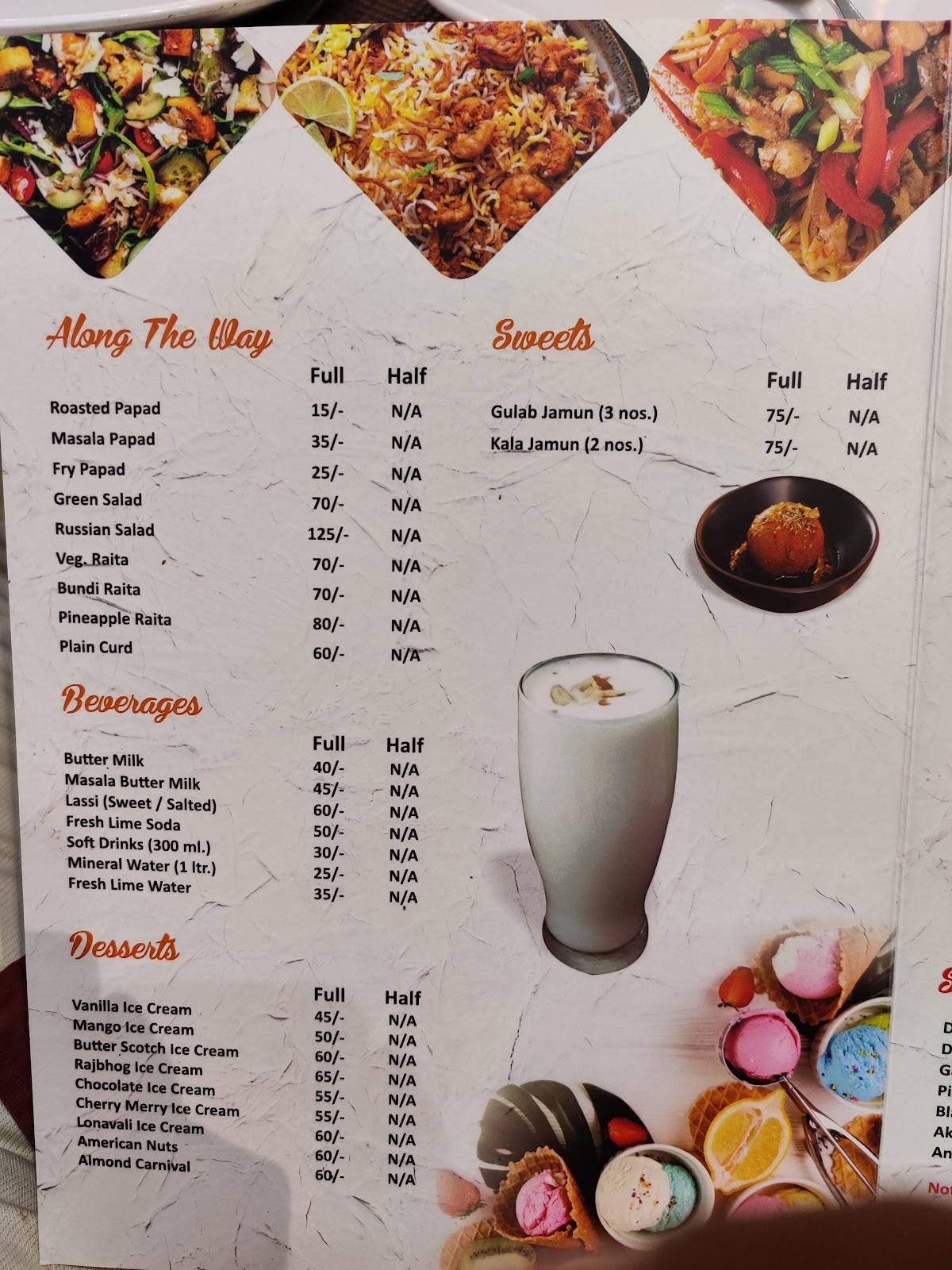 Menu at The Food Express, Vadodara, E-12, SARDAR ESTATE, New VIP Rd ...