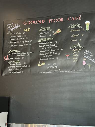 Menu at The Ground Floor Cafe & Bar, Baltimore