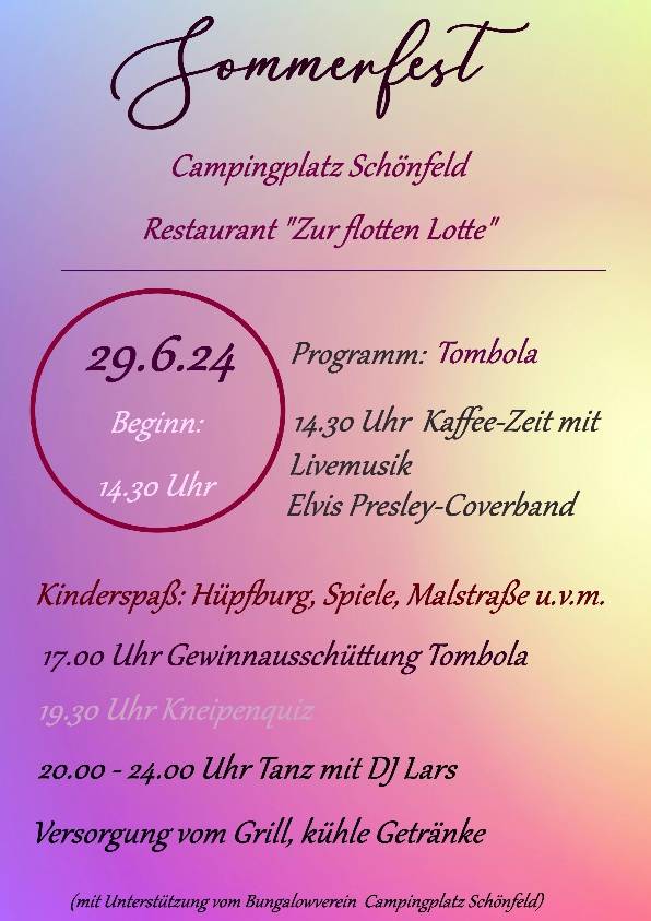 Menu at Restaurant "Zur flotten Lotte", Kamern